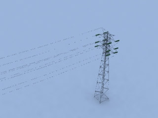 electric tower 3d model