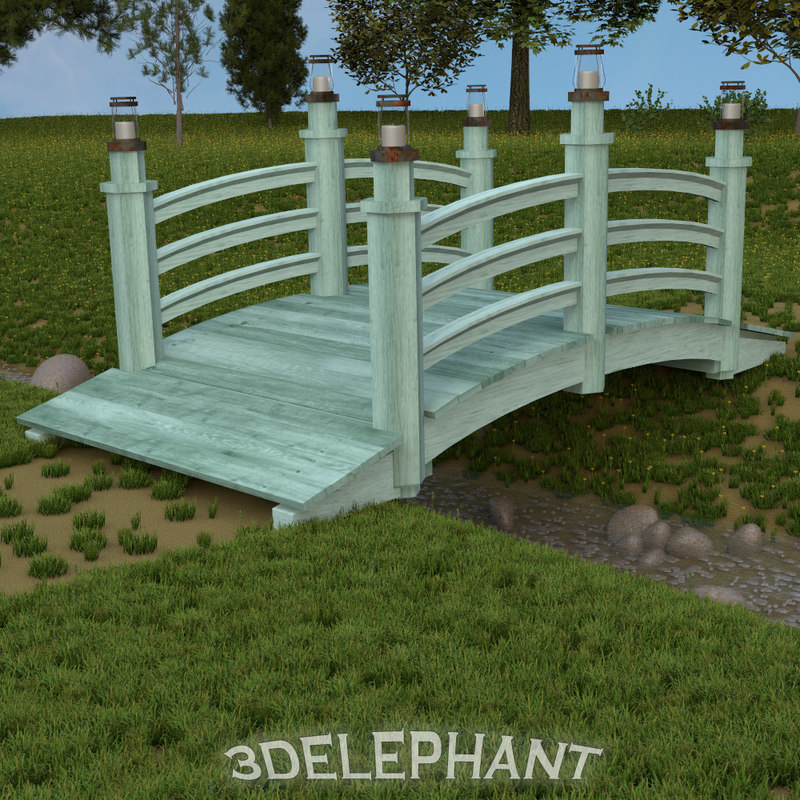3d garden bridge