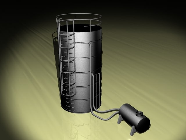 3d oil reservoir