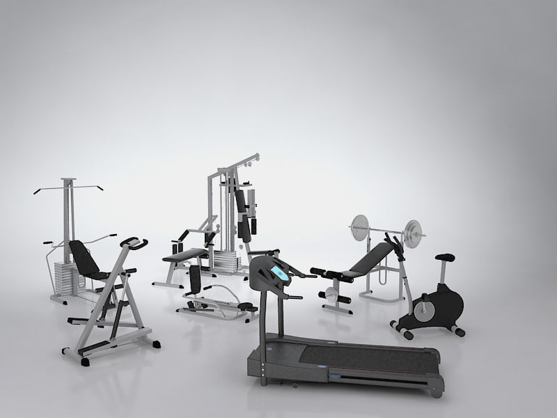 3d fitness set model