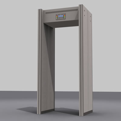 metal detector 3d model