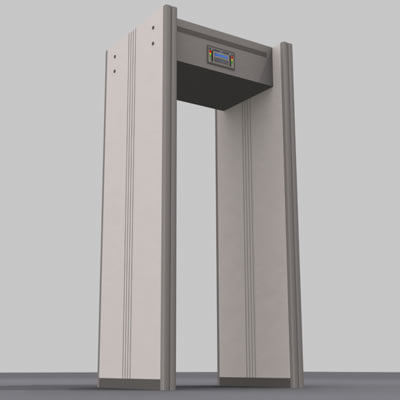 metal detector 3d model