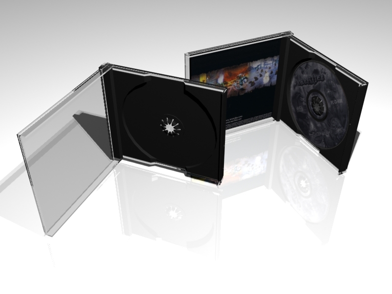 3d model cool cd dvd covers