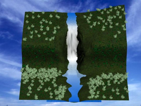 water waterfall 3d model water waterfall 3d model