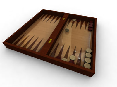 board tawla 3d model