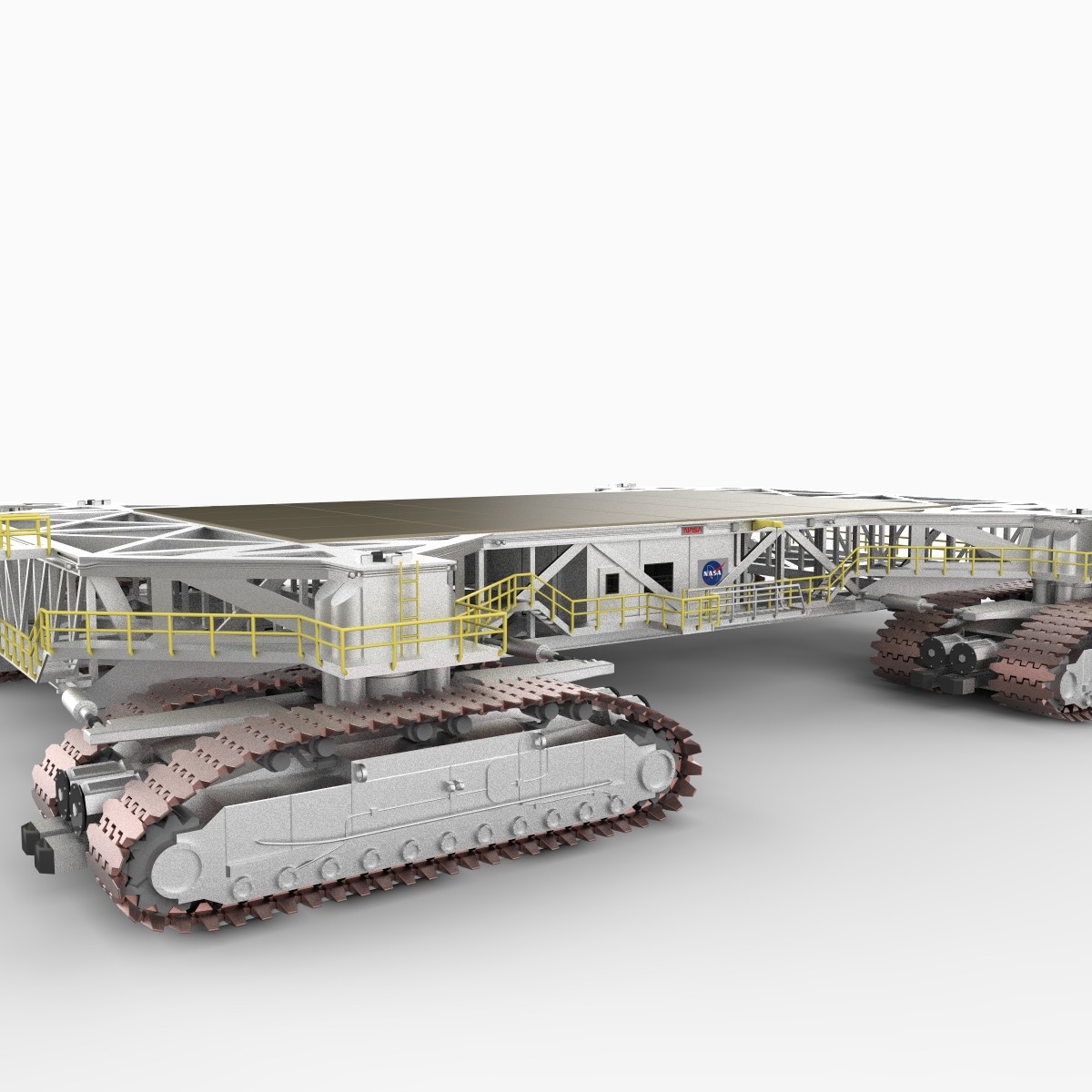 nasa crawler transporter saturn v 3d model