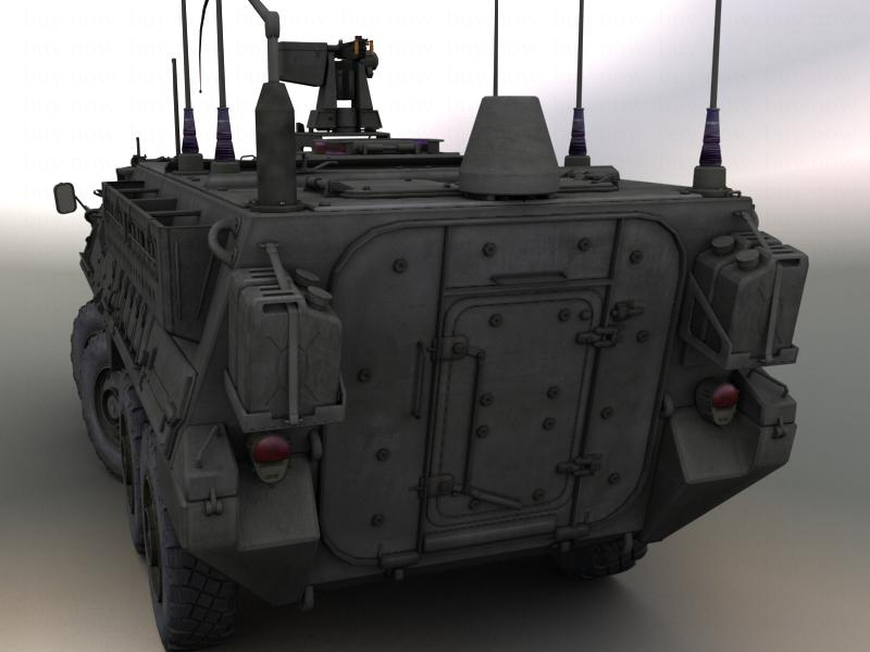 3d obj army stryker cv