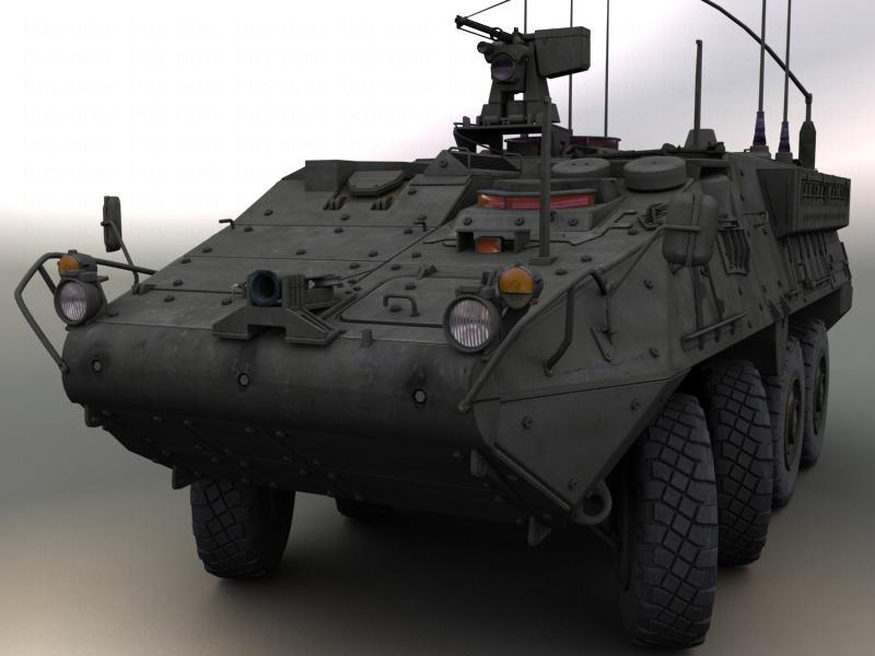 3d obj army stryker cv