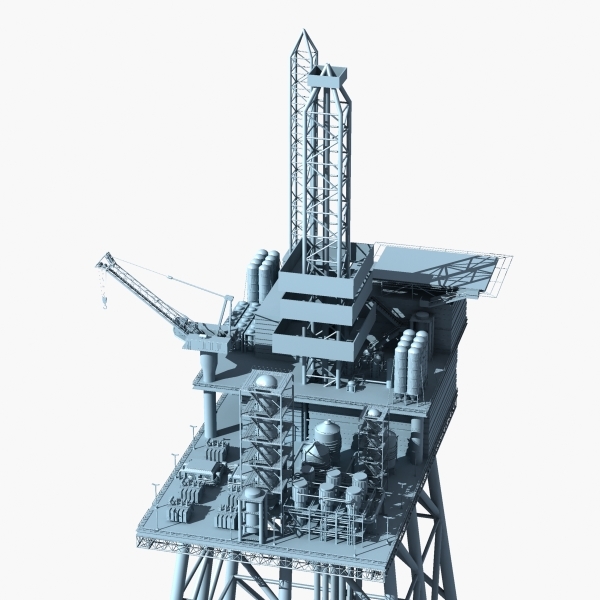 fixed platform 3d model