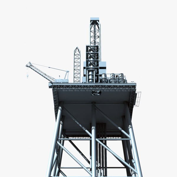 fixed platform 3d model