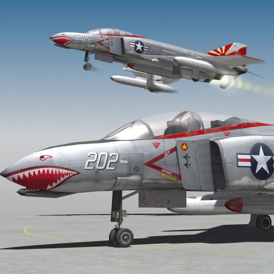 engines phantom 3d model