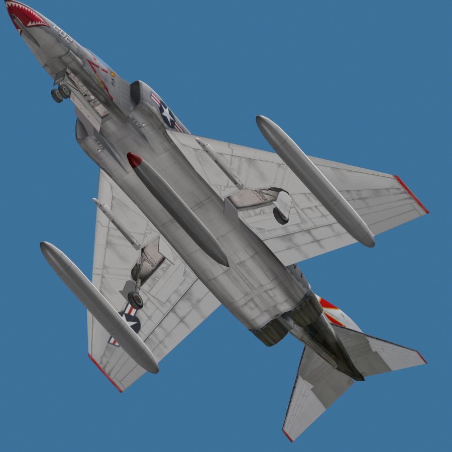 modelo 3d F4 Phantom-SUNDOWNERS - TurboSquid 293281