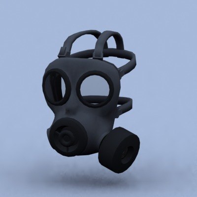 s10 gas mask 3d max