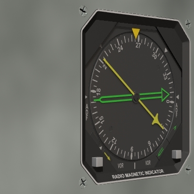 rmi radio magnetic indicator 3d model