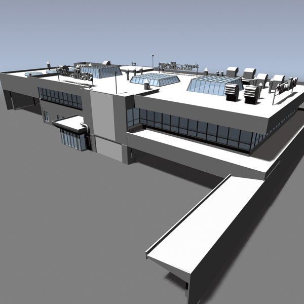 supermarket market 3d model