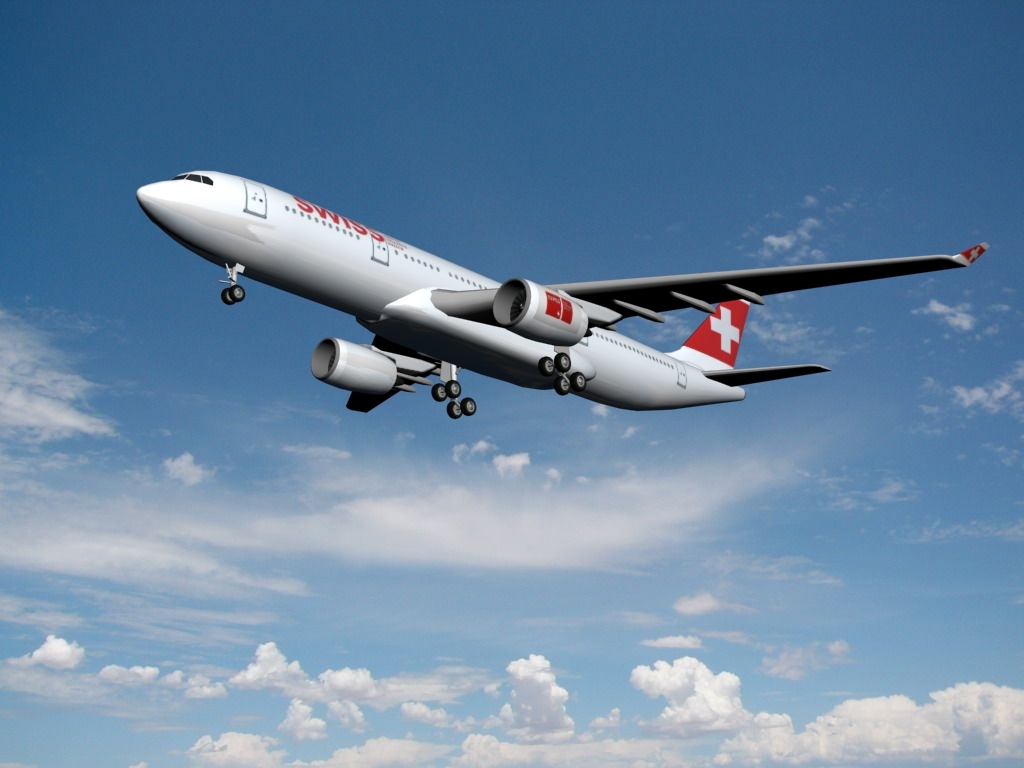 a350-800 swiss 3d model