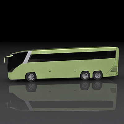 solaris coach 3d model