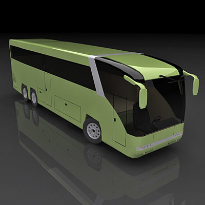 solaris coach 3d model