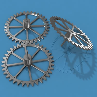 3d gears model