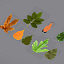 leaf opacity 3d max