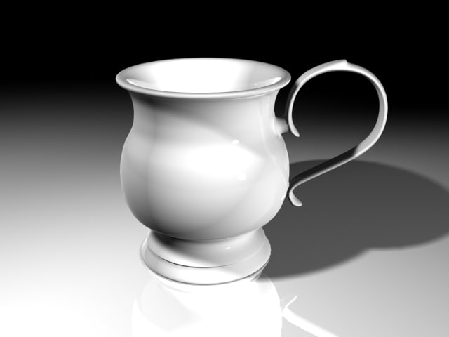 tea cup 3d model