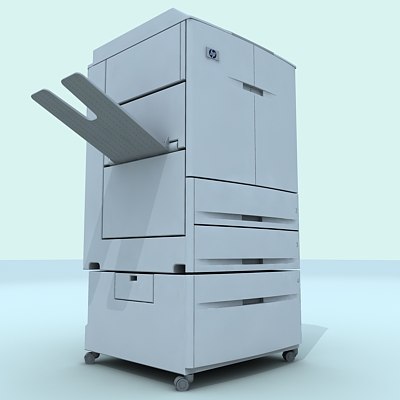 laser printer 3d model