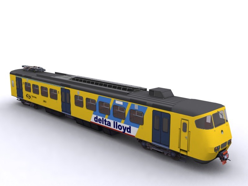 sprinter ns train 3d max