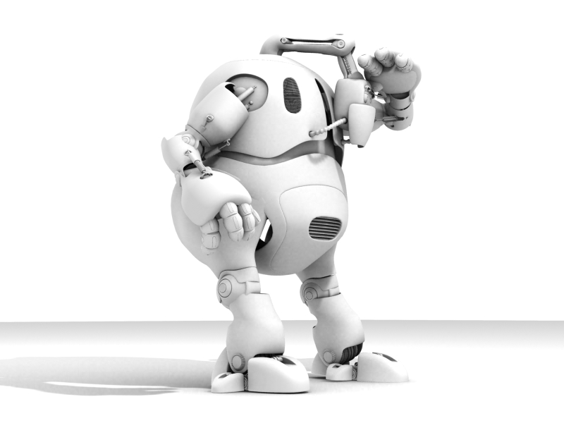 maya robot fat bot