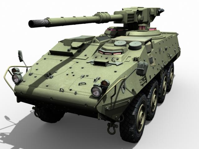 stryker mgs 3d model