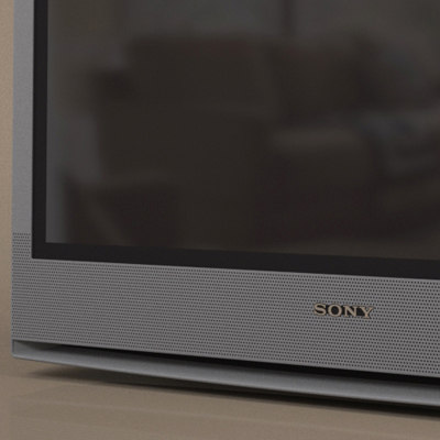 sony bravia television 3d model