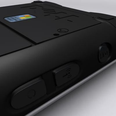 dell axim x50v pda 3d model