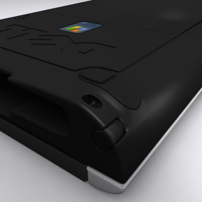 dell axim x50v pda 3d model