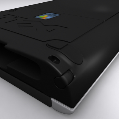 dell axim x50v pda 3d model