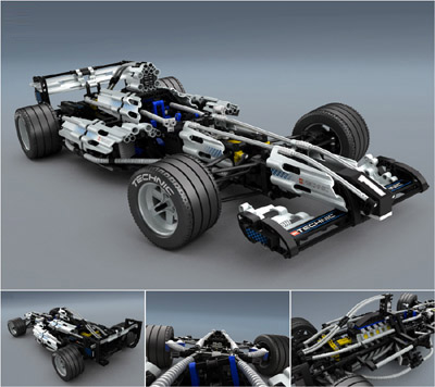 lego technic 3d model