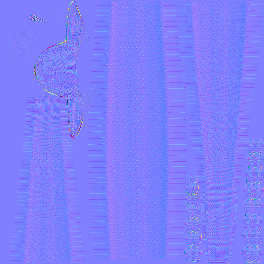 snake rattlesnake 3d model