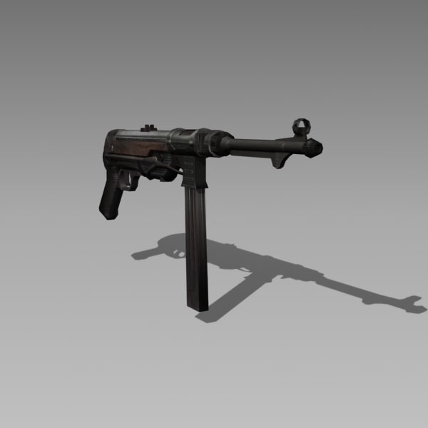3ds max mp gun