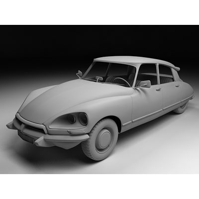 car citroen 3d model