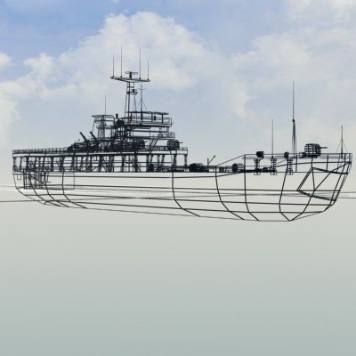 yuting 072-ii ship 3d model