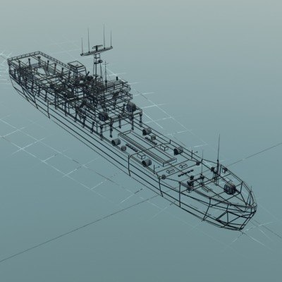 yuting 072-ii ship 3d model