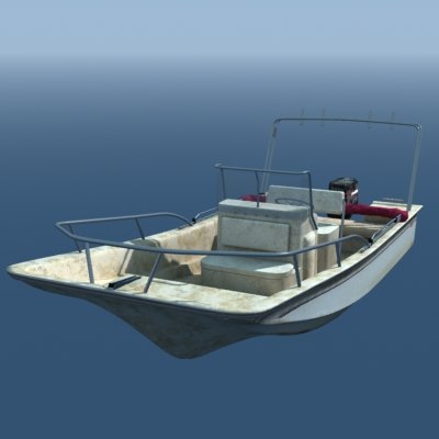 resolution fishing boat obj