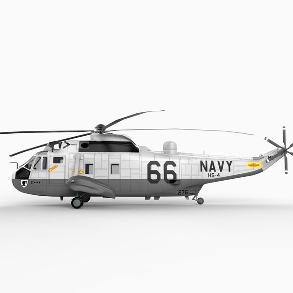 sikorsky sea king u s 3d model