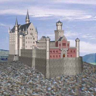 neuschwanstein castle 3d model