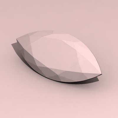 cut diamond 3d model