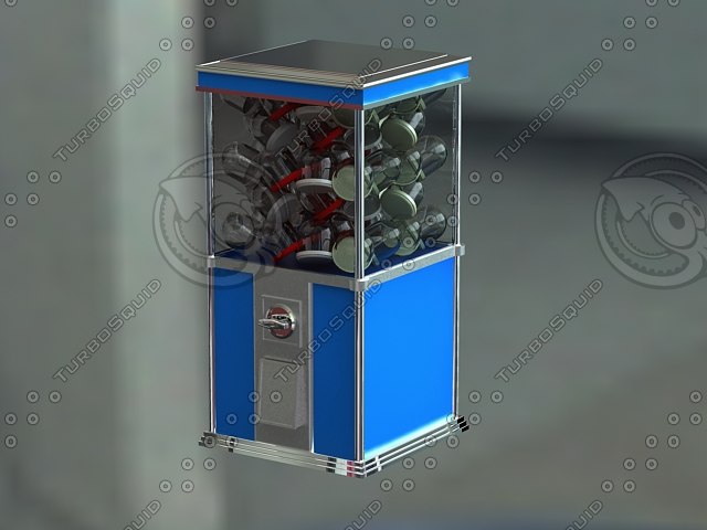 3ds max candy toy vending machine