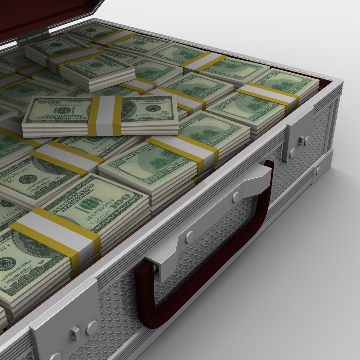 3dsmax cash suitcase