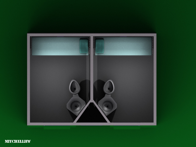 3d model of precast cell module prison jail