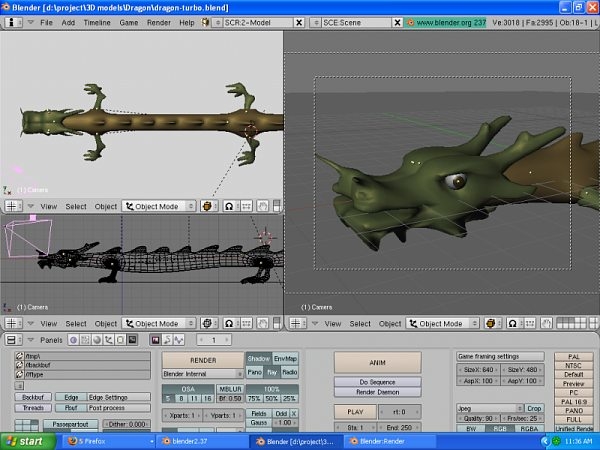 blender chinese dragon blender