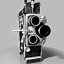 paillard bolex 16mm film camera 3d model