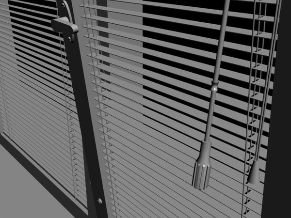 window blinds 3d model
