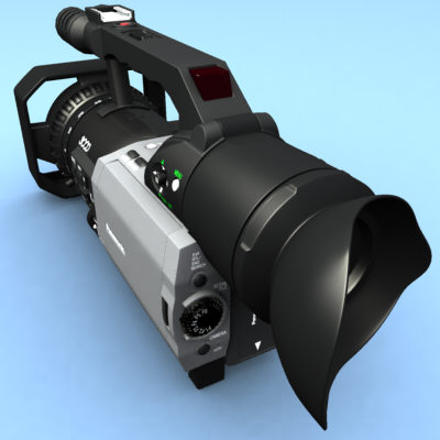 3d model panasonic dvx-100 video